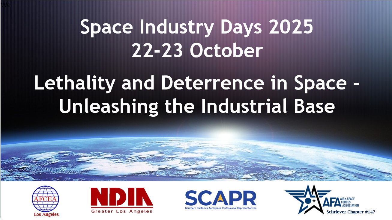 Space Industry Days 2025 Sponsorships - AFCEA - Los Angeles